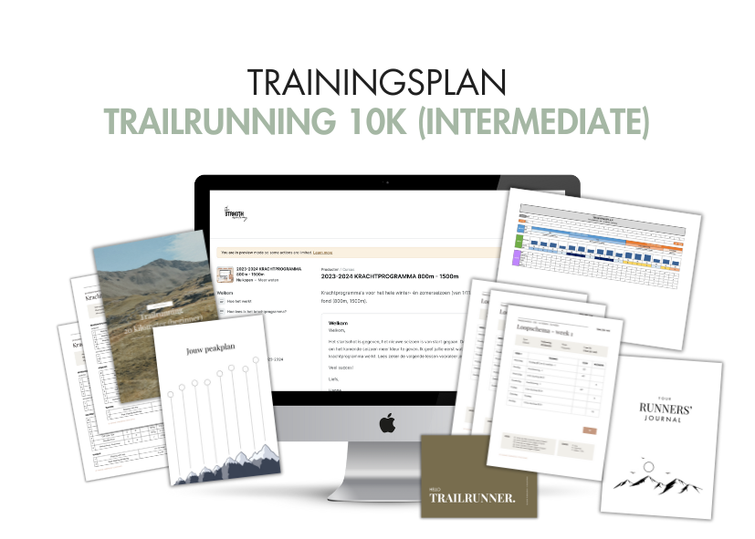 Trainingsplan trailrunning 20 kilometer – advanced – Hanne Pardaens